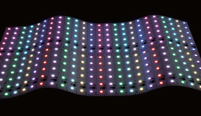 Flexible LED Sheet - RGBW - The Smart Lighting Company